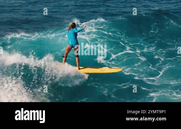 Female surfer rides wave Stock Videos & Footage - HD and 4K Video Clips ...