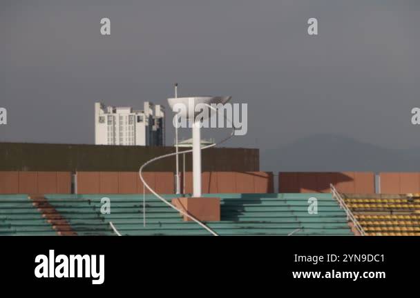 ISLAMABAD, PAKISTAN - May 05, 2017 - Olympic Torch at Jinnah Stadium ...