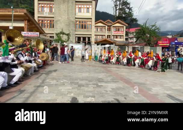 Manali, Himachal Pradesh, India, 2 july 2022. People of kullu and ...