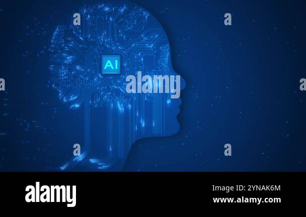 Human brain or Deep learning or AI Artificial intelligence , brain ...