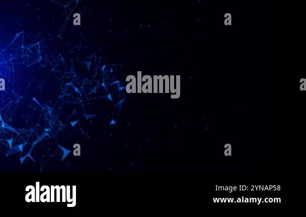 Futuristic abstract technology plexus numbers Screensaver background ...