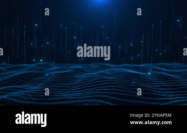 Business corporate particles technology clean presentation broadcast ...