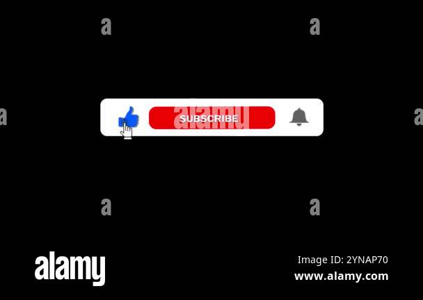 Subscription Animation Like, Subscribe And Press The Bell Icon button ...