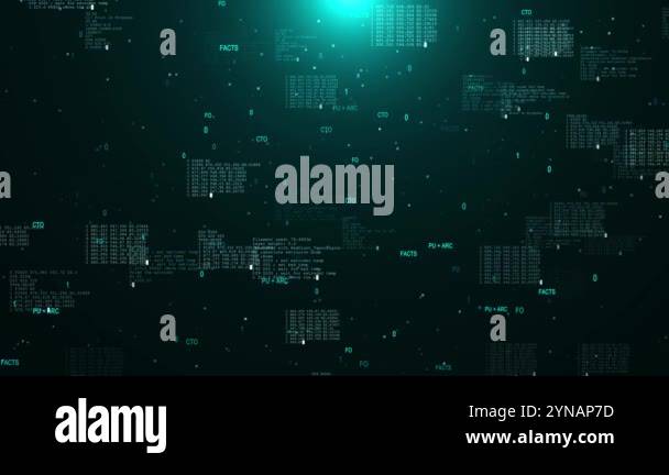 Big data technology background. Motion digital data flow. big data ...