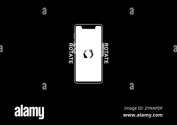 Rotate your phone device rotation Smartphone Vertical Rotation animation, Phone animation, 90 ...