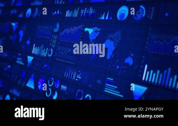 Business Charts. Analysis Financial Report Concept. Financial Figures ...