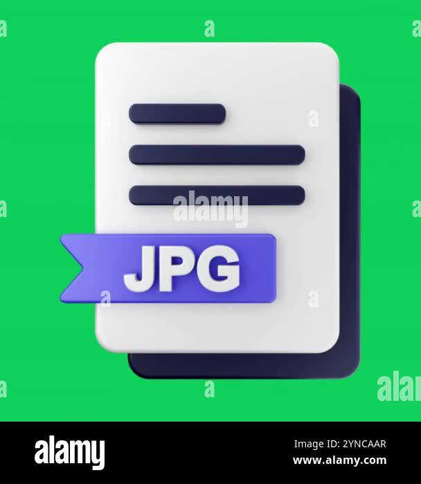 pop up animation format file 3d icon Stock Video Footage - Alamy