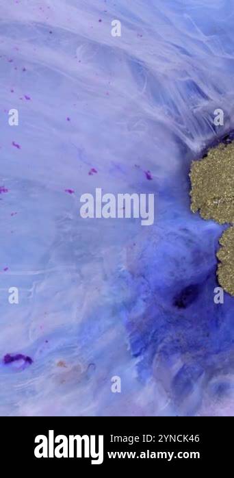 Watch as vibrant alcohol inks blend together, forming beautiful ...