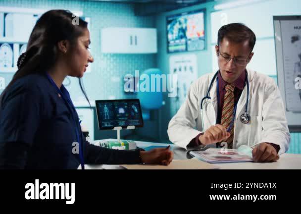 Healthcare professional sharing medical Stock Videos & Footage - HD and ...