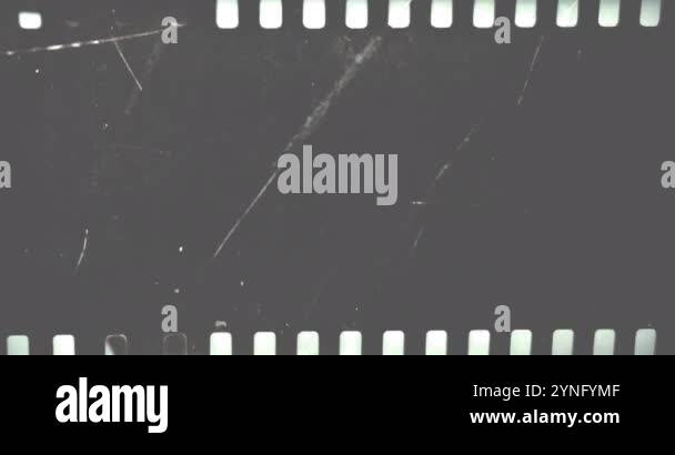 film strip transition, with grey screen background, effect of old film ...