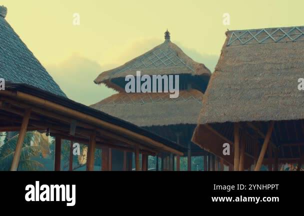 Traditional thatched roof structures Stock Videos & Footage - HD and 4K ...