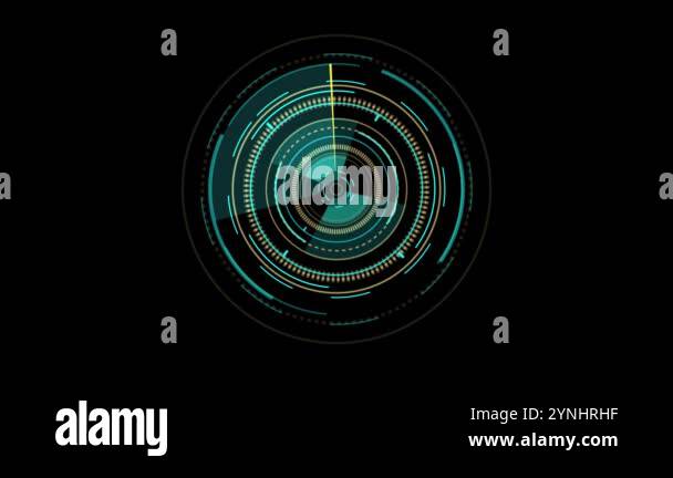Hologram HUD Circle User interface, Smart City, Metaverse, Virtual Reality Futuristic digital ...