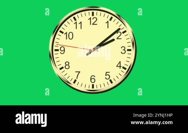 simple clock animation, green screen background Stock Video Footage - Alamy simple clock animation, green screen background Stock Video Footage - Alamy