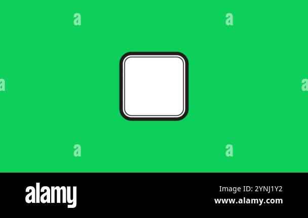 check mark animated with green screen background Stock Video Footage - Alamy