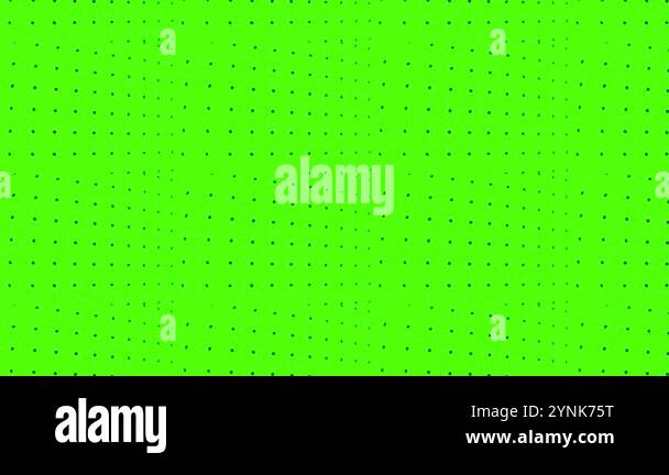 Green Screen Halftone Dotted Texture Abstract Background Loop Animation Modern Digital Motion