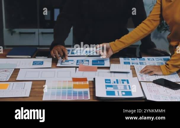 Teamwork blueprint people in Stock Videos & Footage - HD and 4K Video ...