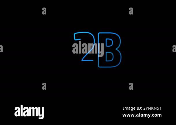 B2B business partnership marketing and management line symbol loopable ...