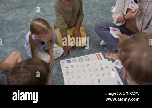 Children learning alphabet Stock Videos & Footage - HD and 4K Video ...