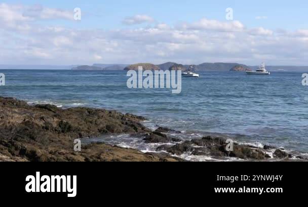 Playa Ocotal with Pacific ocean waves on sandy beach, El Coco Costa ...