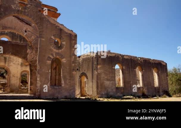 Discover the remnants of a once-thriving church nestled in an arid ...