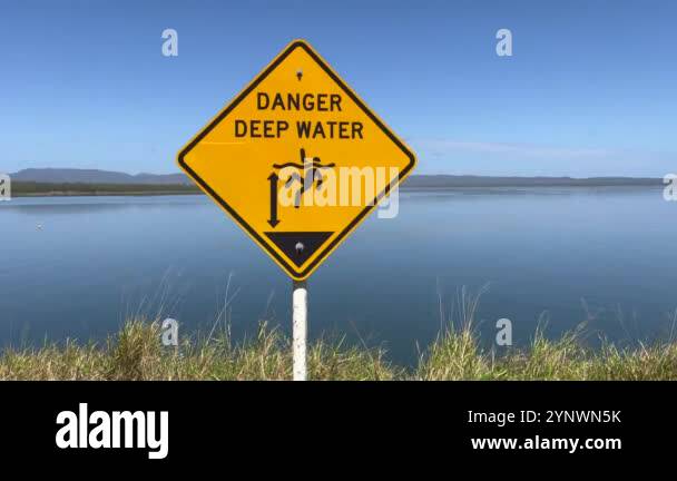 Danger sign water Stock Videos & Footage - HD and 4K Video Clips - Alamy