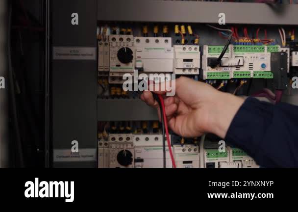 Electrician wiring electrical panel Stock Videos & Footage - HD and 4K ...