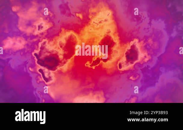 Vivid abstract art with fluid forms creates a stunning visual impact ...