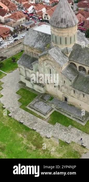 Explore the historic town of Mtskheta, the former capital, from above ...