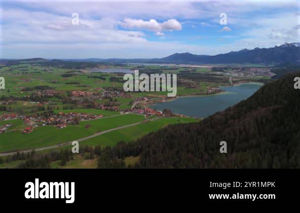Panoramic scene lake forggensee Stock Videos & Footage - HD and 4K ...