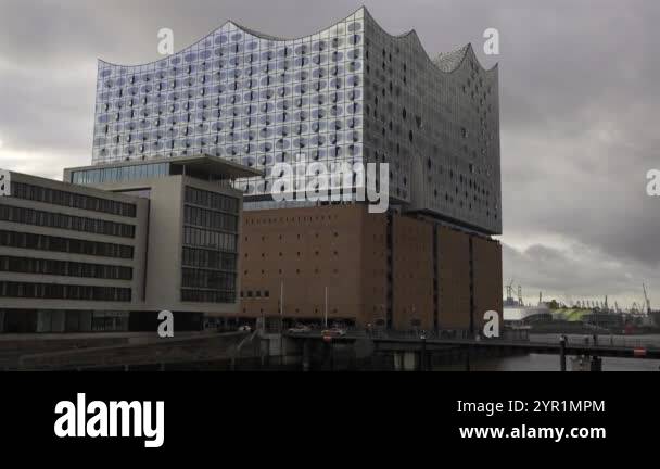 Hamburg, Germany. Elbphilharmonie concert hall and hotel in Hamburg ...