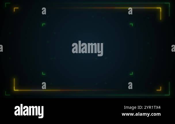 Holographic screen frame hud ui gui future futuristic screen system ...