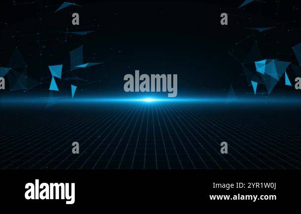 High-tech HUD Digital Cyber technology plexus lines background ...