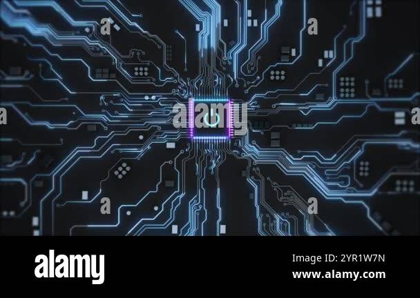 Semiconductor and circuit board digital tech bg. Electronics and ...