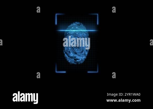 fingerprint scan biometric security verification identity and access ...