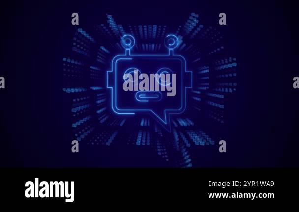 AI chatbot digital chatbot ChatGPT interface data online network, robot application global ...