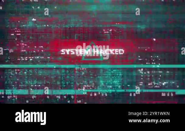 Cybercrime Security system Glitch Effect, Error System Failure Emergency Error, Virus, Hacked ...