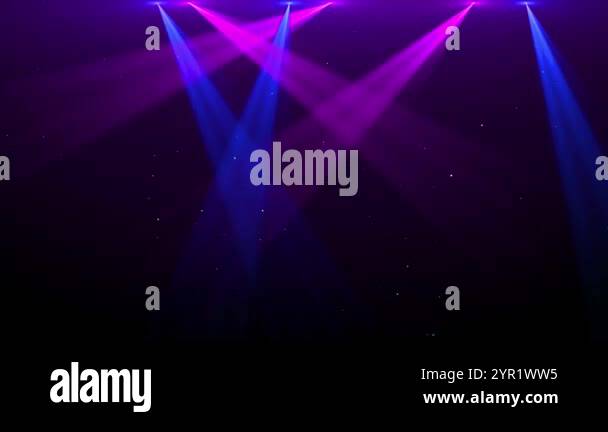 Volumetric lights in the dark, lights from Down soft optical lens ...