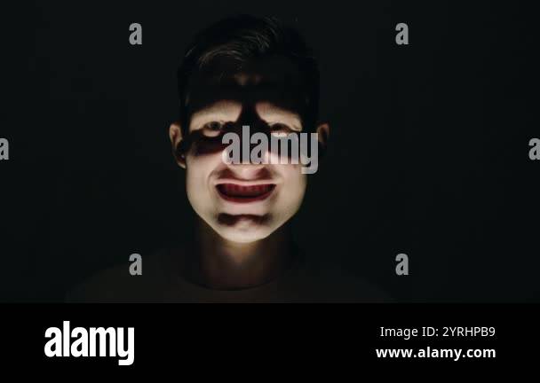 Man lit from Stock Videos & Footage - HD and 4K Video Clips - Alamy