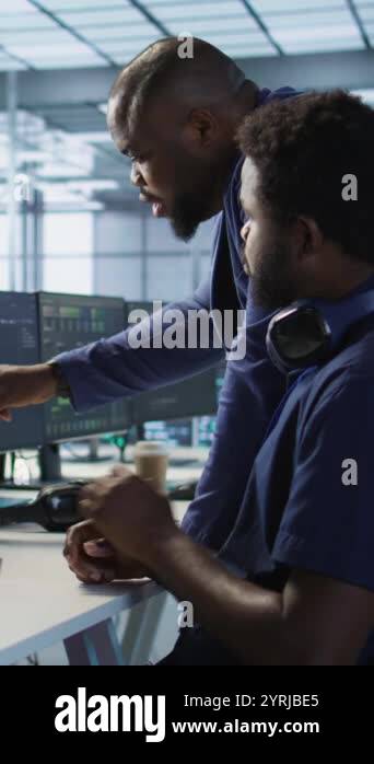 Vertical video Data center manager helps intern implement AI predictive maintenance systems ...