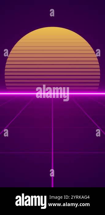 Arcade videogame classic abstract vintage and retro neon background ...