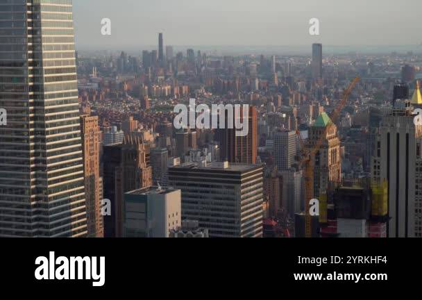 Drone footage capturing a stunning aerial perspective of the Midtown ...