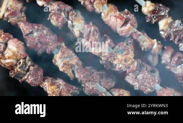 Smoky charred meat Stock Videos & Footage - HD and 4K Video Clips - Alamy