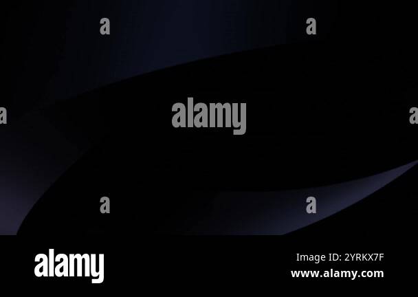 Dynamic black spinning line creating a sleek and mesmerizing abstract ...