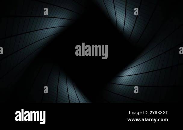 Ice blue spinning spiral and line creating a smooth and mesmerizing 3D motion effect in seamless ...