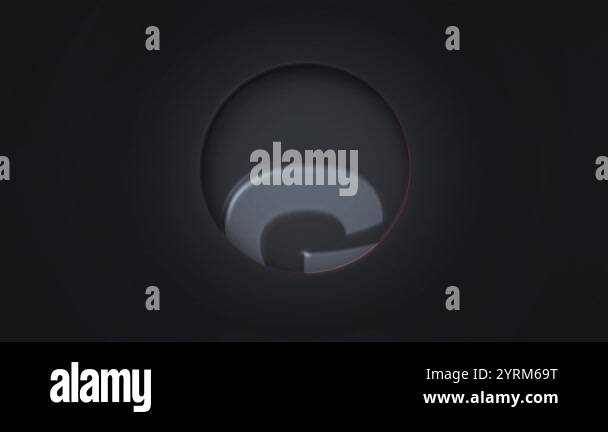 G. Letter g of the alphabet being dynamically revealed in circular ...