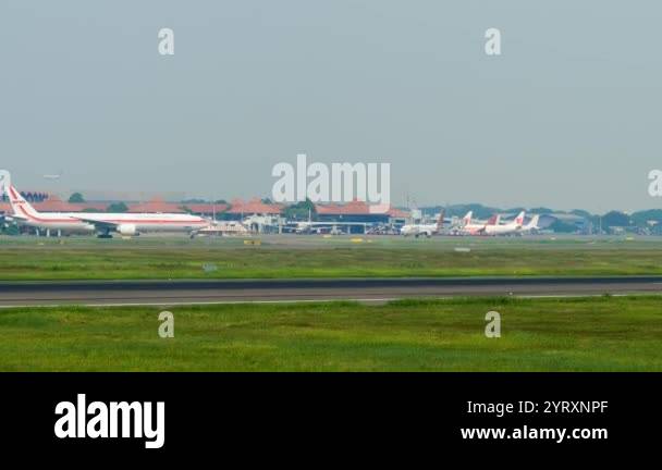 Garuda Indonesia's Airbus A330-300 aircraft with the old livery used in ...