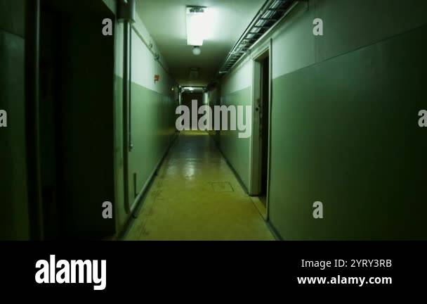 Empty Hallway in a Secret Underground Soviet-era Nuclear War Bunker ...