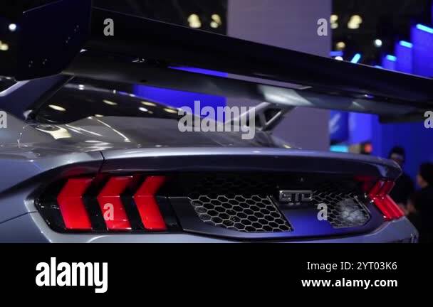 NEW YORK, USA - MARCH 30, 2024: The rear view of a stunning 2023 Ford ...