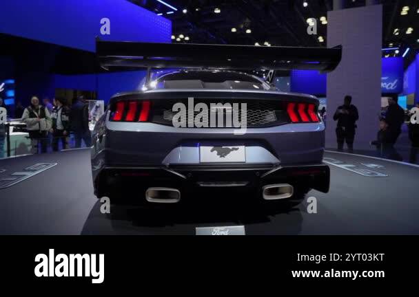 NEW YORK, USA - MARCH 30, 2024: The rear view of a stunning 2023 Ford ...