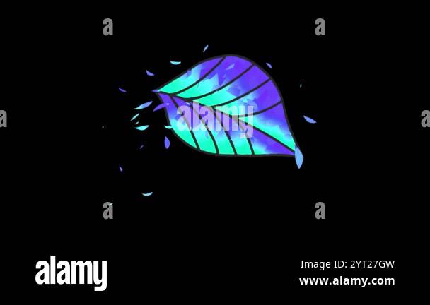 Colorful Flower growth animation concept. Beautiful colorful flower ...